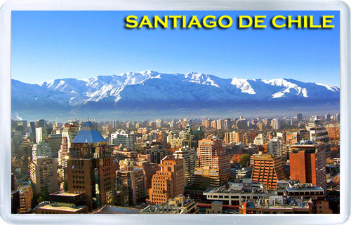 Santiago Of Chile Fridge Magnet Souvenir | eBay