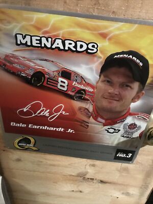 Menards Dale Earhardt jr. Q racing limited edition garage sign No. 3 | eBay