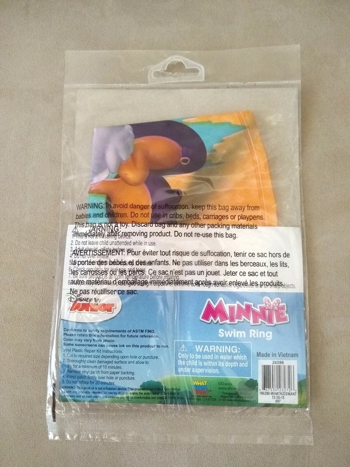 New Disney Minnie Mouse Daisy Duck Pool Float Swim Ring | eBay