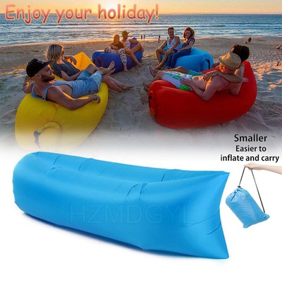 Lazy Outdoor Inflatable Sofa Air Bed Lounger Sofa Sack Hangout Camping ...