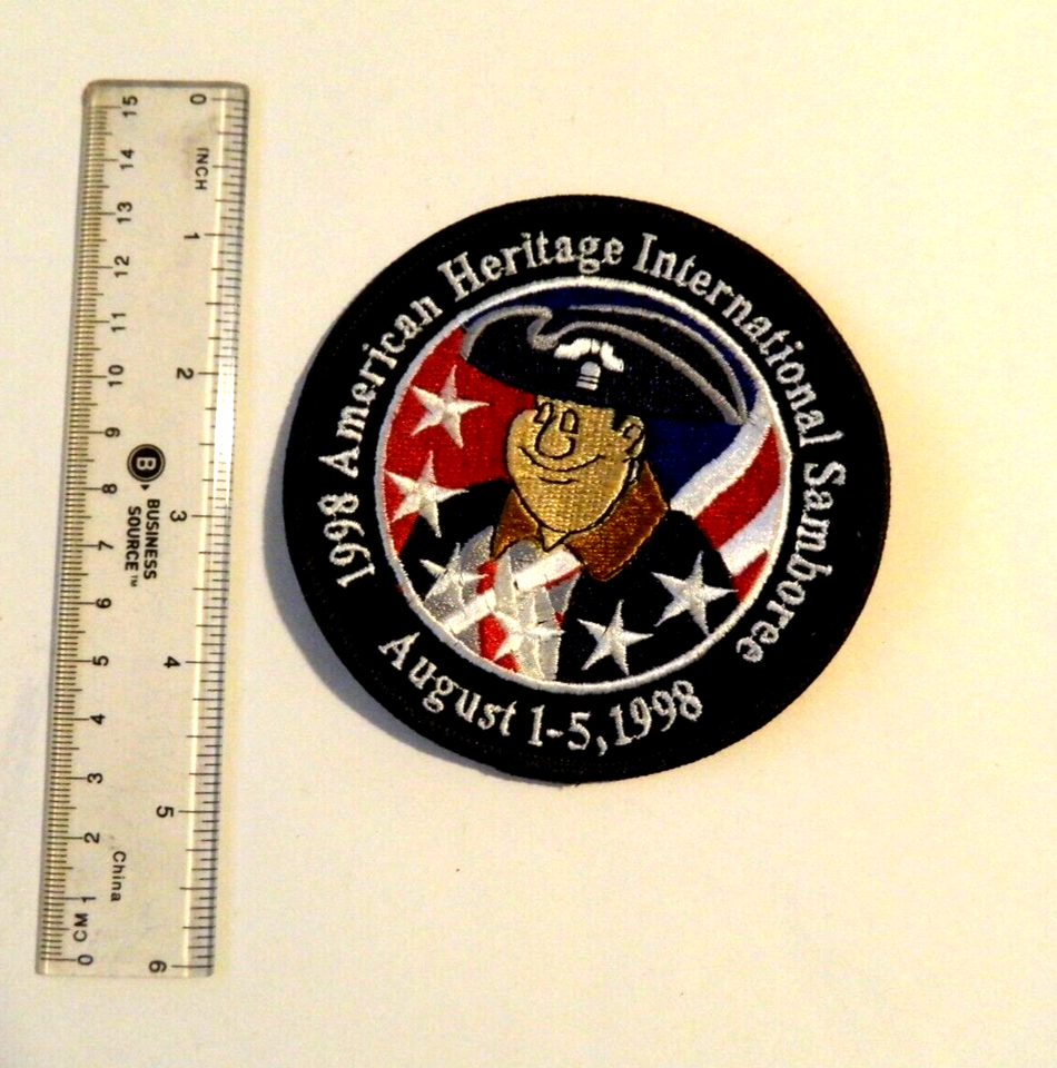 1998 American Heritage International Samboree 2 set patch 4 inch. BB1 ...