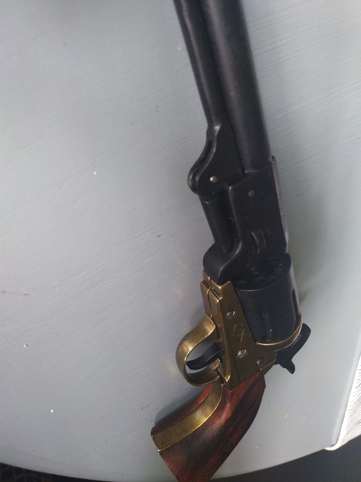 BKA 98 MOVIE PROP PISTOL REVOLVER with WOODGRIPS | eBay