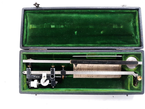 antique G. Coradi Zurich Switzerland compensating polar planimeter 1918 ...
