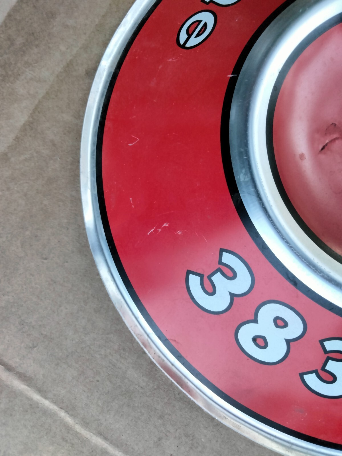 MOPAR ROADRUNNER 383 AIR CLEANER RED PIE TIN | eBay