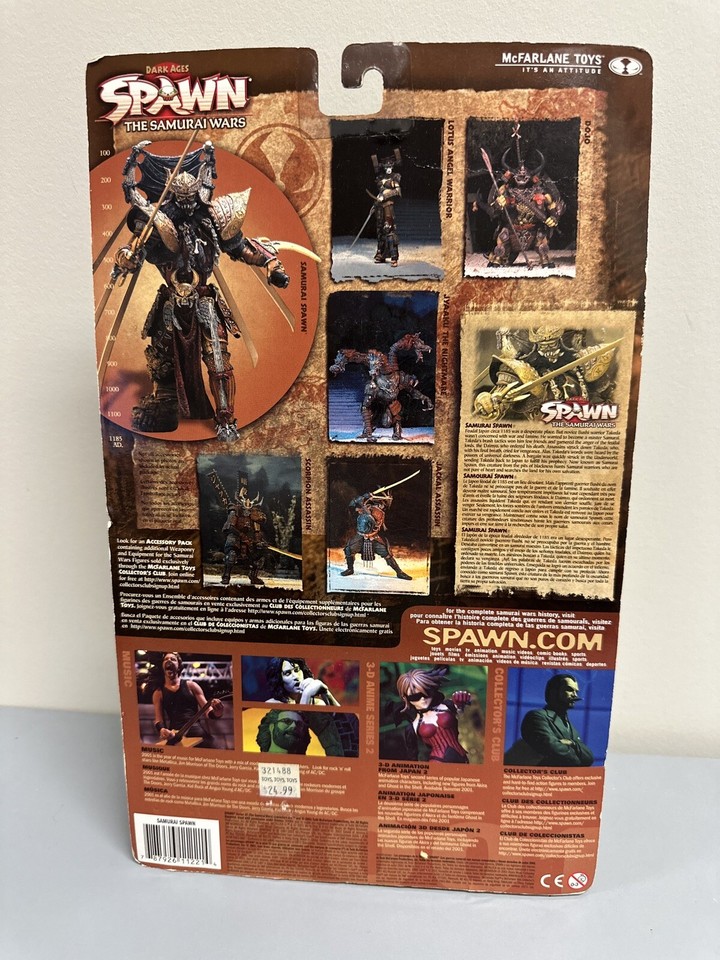 2001 McFarlane Toys Dark Ages SPAWN The Samurai Wars - Samurai Spawn ...