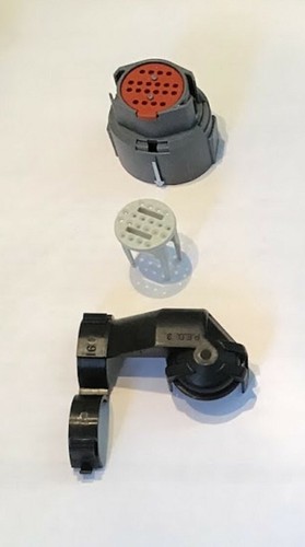 4L85E 20 Pin Extl Trans Connector 12186609, Insert 12160494 Clamp ...