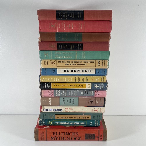 Lot of 15 Vintage Modern Library Hardcover Books w/ DJs, All Classics ...