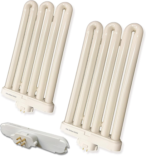 65Watt FML65/6500K Daylight Triple Tube Fluorescent Light Bulb, 4-Pin ...