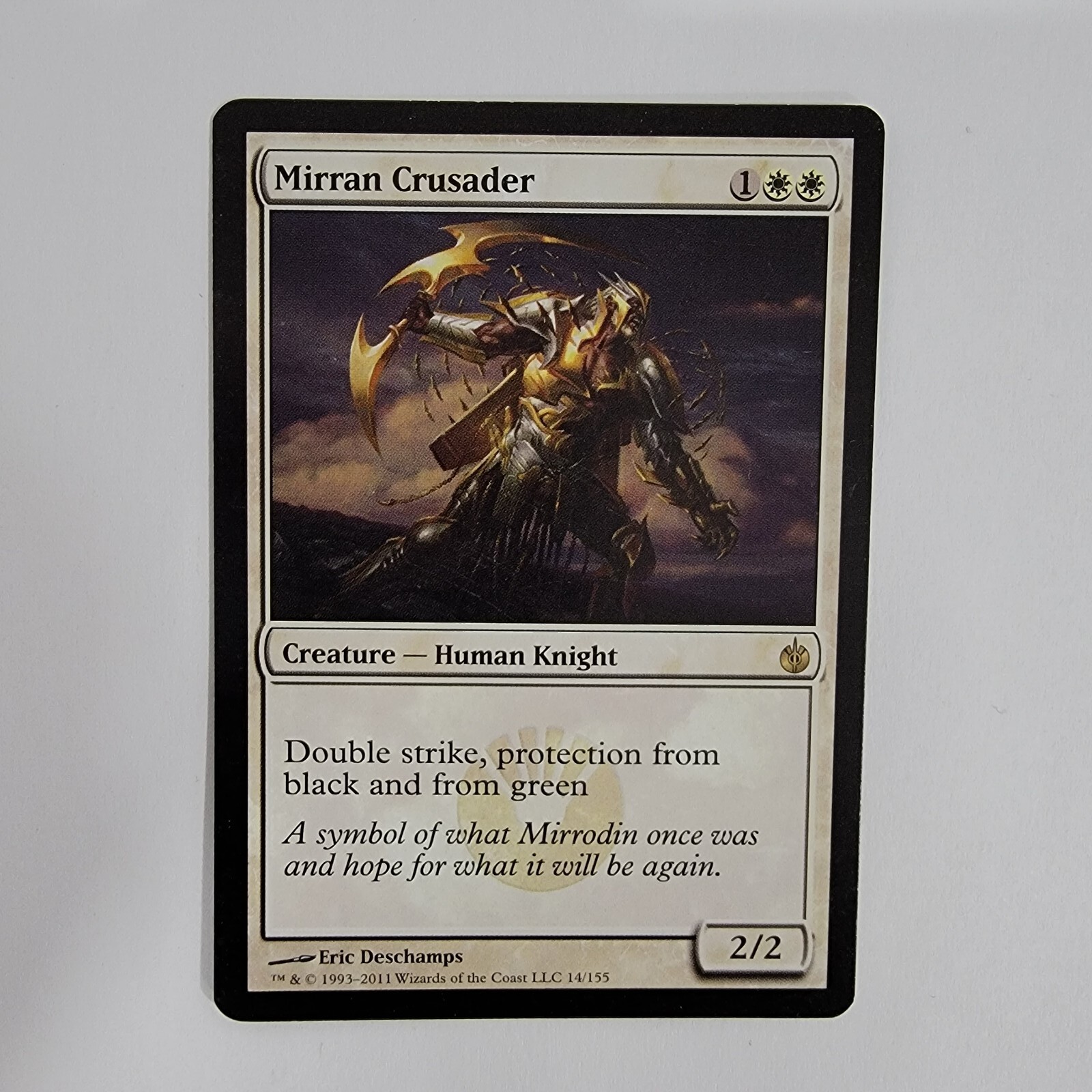 Mirran Crusader - Mirrodin Besieged - MTG - MAGIC THE GATHERING - NM ...