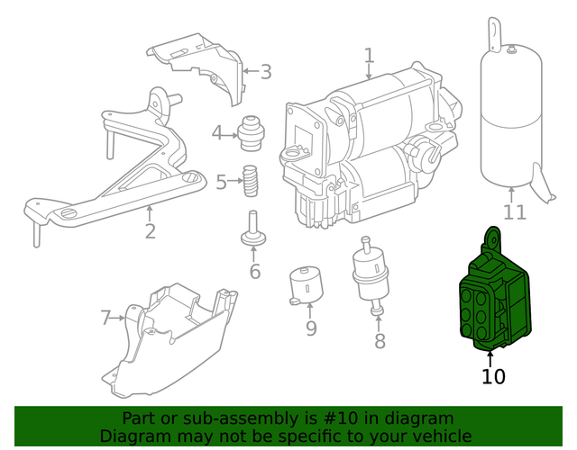Mercedes-Benz 2123200658 Genuine OEM Control Valve for sale online | eBay
