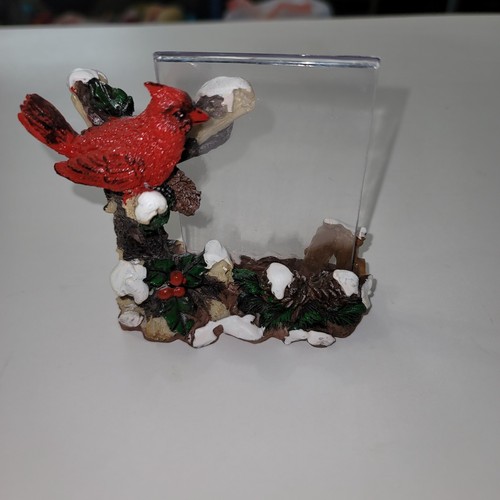 Red Cardinal Winter Scene 3x4 Picture Frame | eBay