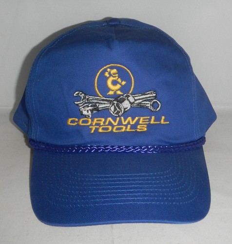 Semi Vintage Cornwell Tools Company Logo Blue Snapback Baseball Hat Cap ...