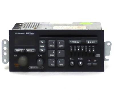 1998-2002 Firebird Trans AM WS6 Monsoon Radio AM FM CD Player Audio GM ...