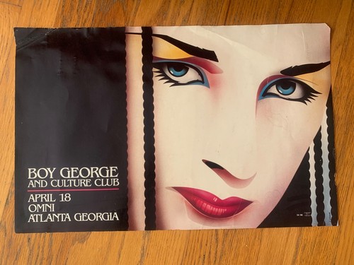 Vintage 1984 Boy George & Culture Club Atlanta Georgia Omni Concert ...