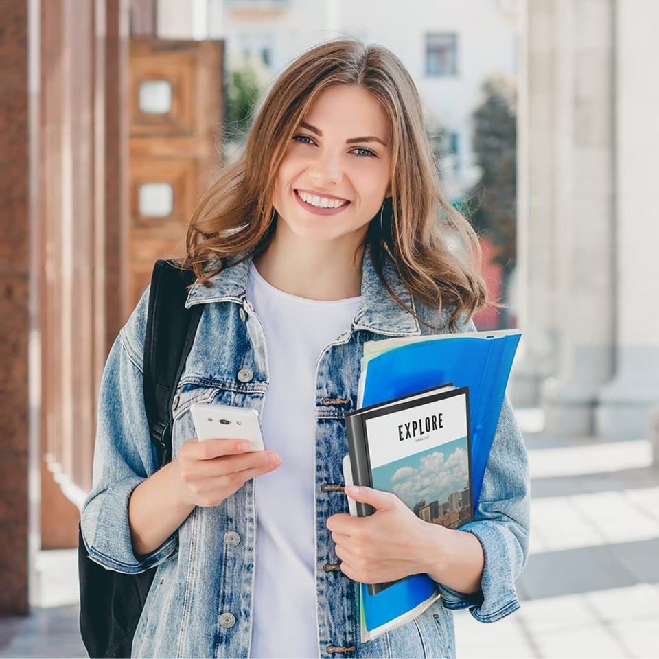 Small Presentation Book 5.5x8.5 (2-Pack, Black), 24 Pockets Display 48 ...