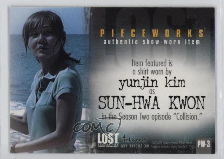 2006 Inkworks LOST Season 2 Pieceworks Yunjin Kim as Sun-Hwa Kwon #PW-3 ...