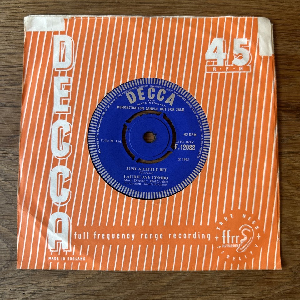 Mod R&B Laurie Jay Combo – A Song Called Soul Decca DEMO – F.12083 | eBay