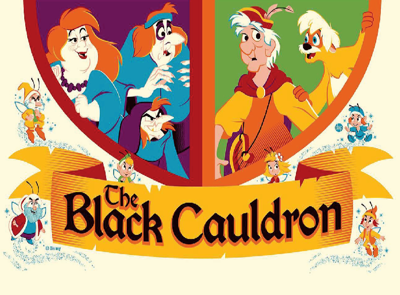 Black Cauldron Movie Poster Disney 13x19 Satin Finish Eilonwy Taran Art ...