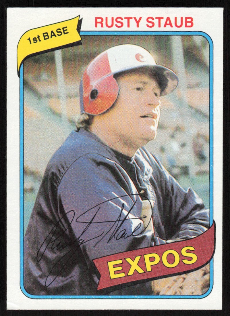 1980 Topps Rusty Staub Montreal Expos #660 | eBay
