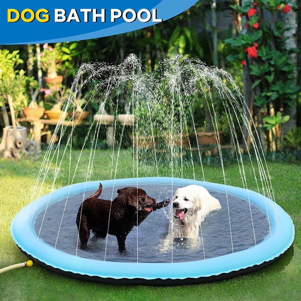 Splash Pad - Splash Pad for Dogs and Kids, Dog Splash Pad 67 ...