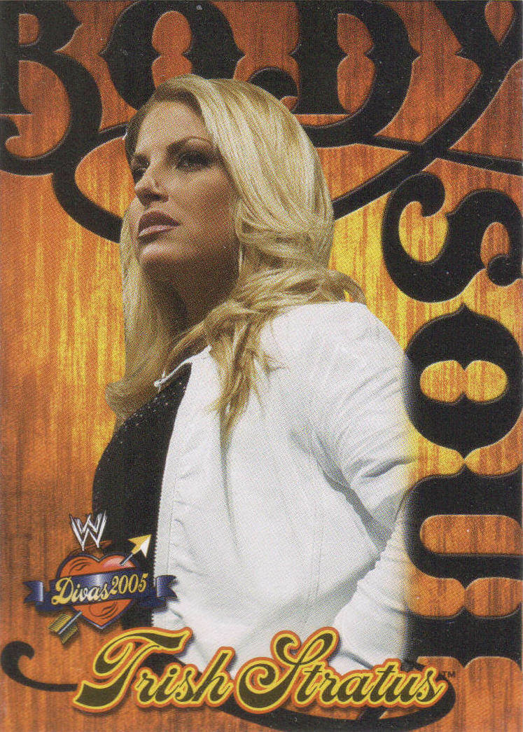 TRISH STRATUS 2004 Fleer WWE DIVAS 2005 BODY & SOUL Insert Card #4BS | eBay