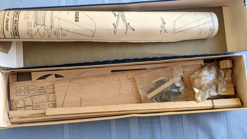 Cleveland BOEING B-47 STRATOJET Simplex Vintage Airplane Multimotor ...