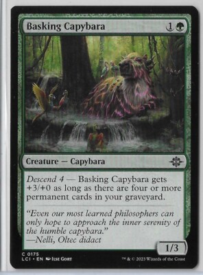 MTG Basking Capybara Lost Caverns of Ixalan (LCI) Common Magic #0175 ...