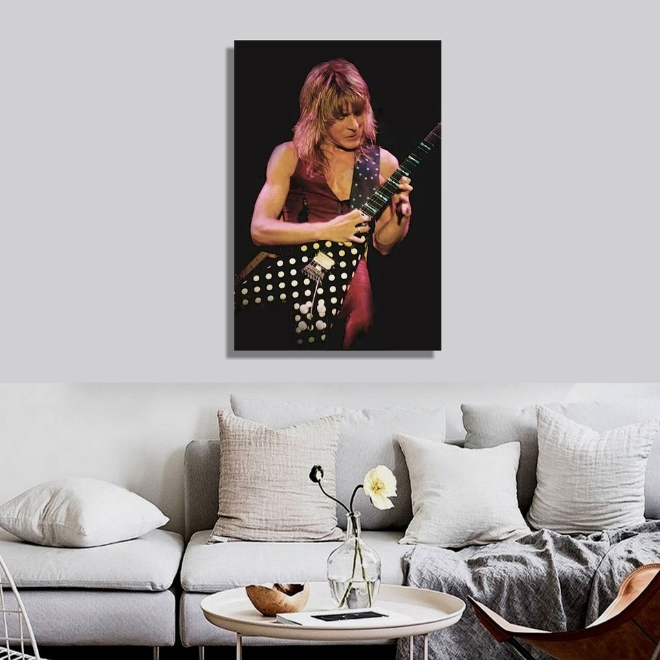 Randy Rhoads Poster 24x36 Inch Iconic Photo ULTRA Rare Wall Art Print ...