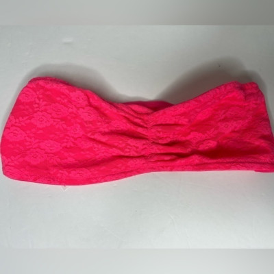 VS Pink Neon‎ Pink Lace Bandeau S | eBay