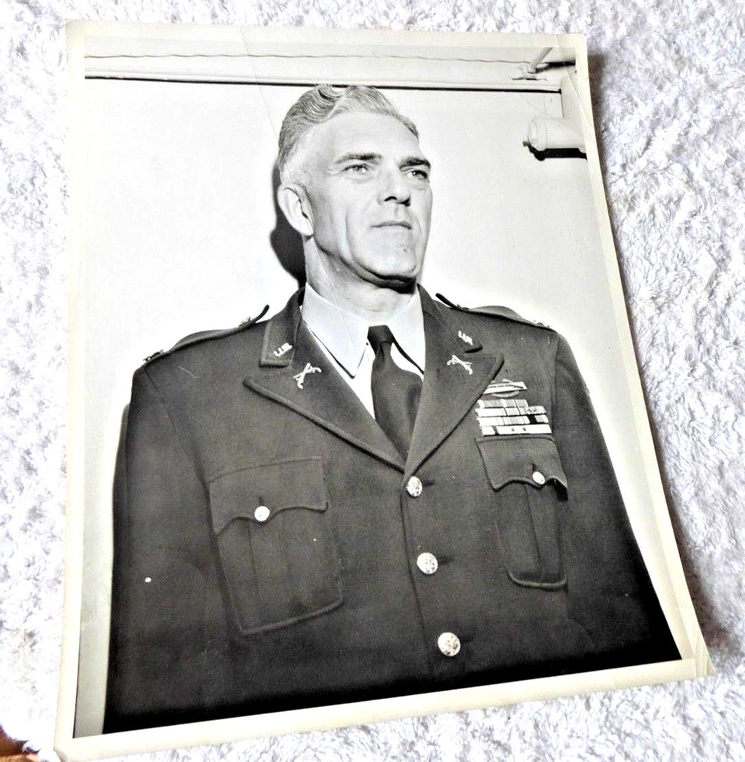 VINTAGE PHOTO LT. COL. CHARLES A FANNING 3RD CORPS AT FORT MACARTHUR CA ...