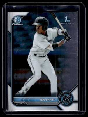 2022 Bowman Chrome Prospects Ian Lewis Miami Marlins #BCP-96 | eBay