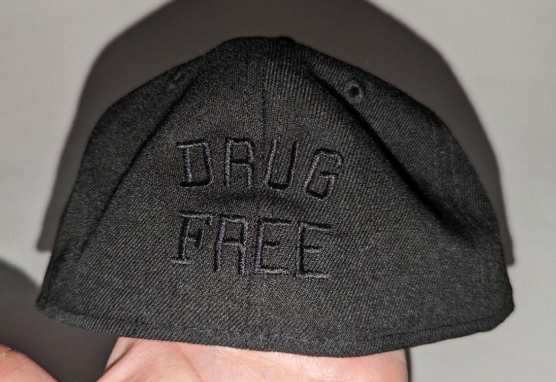 NEW ERA 59FIFTY GOTHIC LETTER "X" DRUG FREE HAT FITTE… - Gem