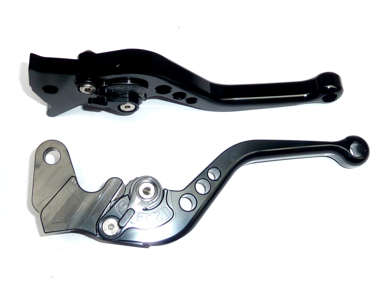 YAMAHA XV750SE 1981 - 1983 SHORT BLACK BRAKE + CLUTCH LEVERS SET ROAD ...