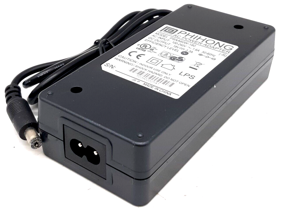 Phihong PSAA60W-180 AC Power Adapter | eBay