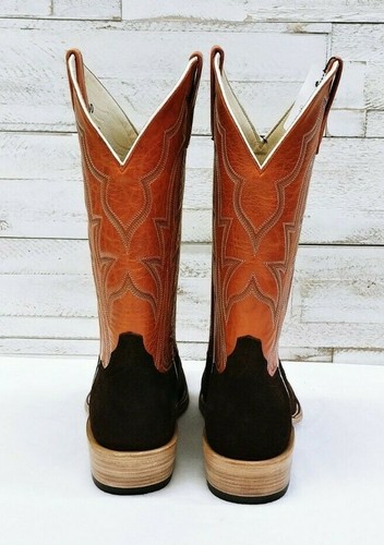 Men's Horse Power Top Hand Collection Chocolate Suede Boots Style ...