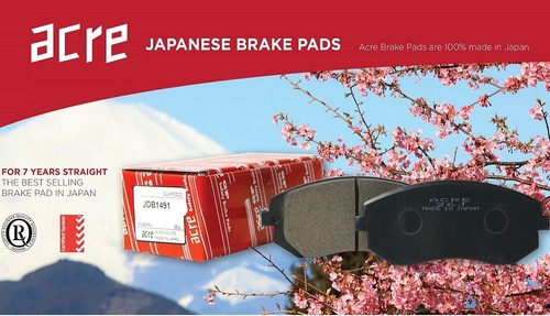 ACRE Brake Pads made in Japan BENDIX Cross Ref DB1221 | eBay
