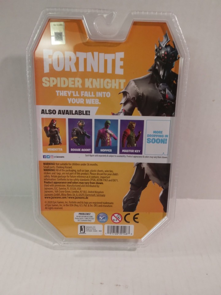 Fortnite Spider Knight Solo Mode 4” Action Figure Epic Games Jazwares ...