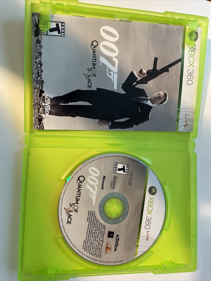 James Bond 007: Quantum of Solace (Microsoft Xbox 360, 2008 ...