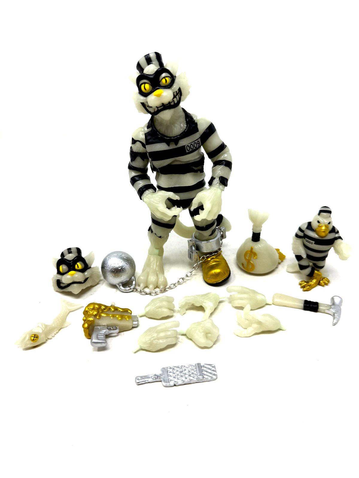 Super7 TMNT Ninja Turtles Glow Scratch The Cat Action Figure (T6) | eBay