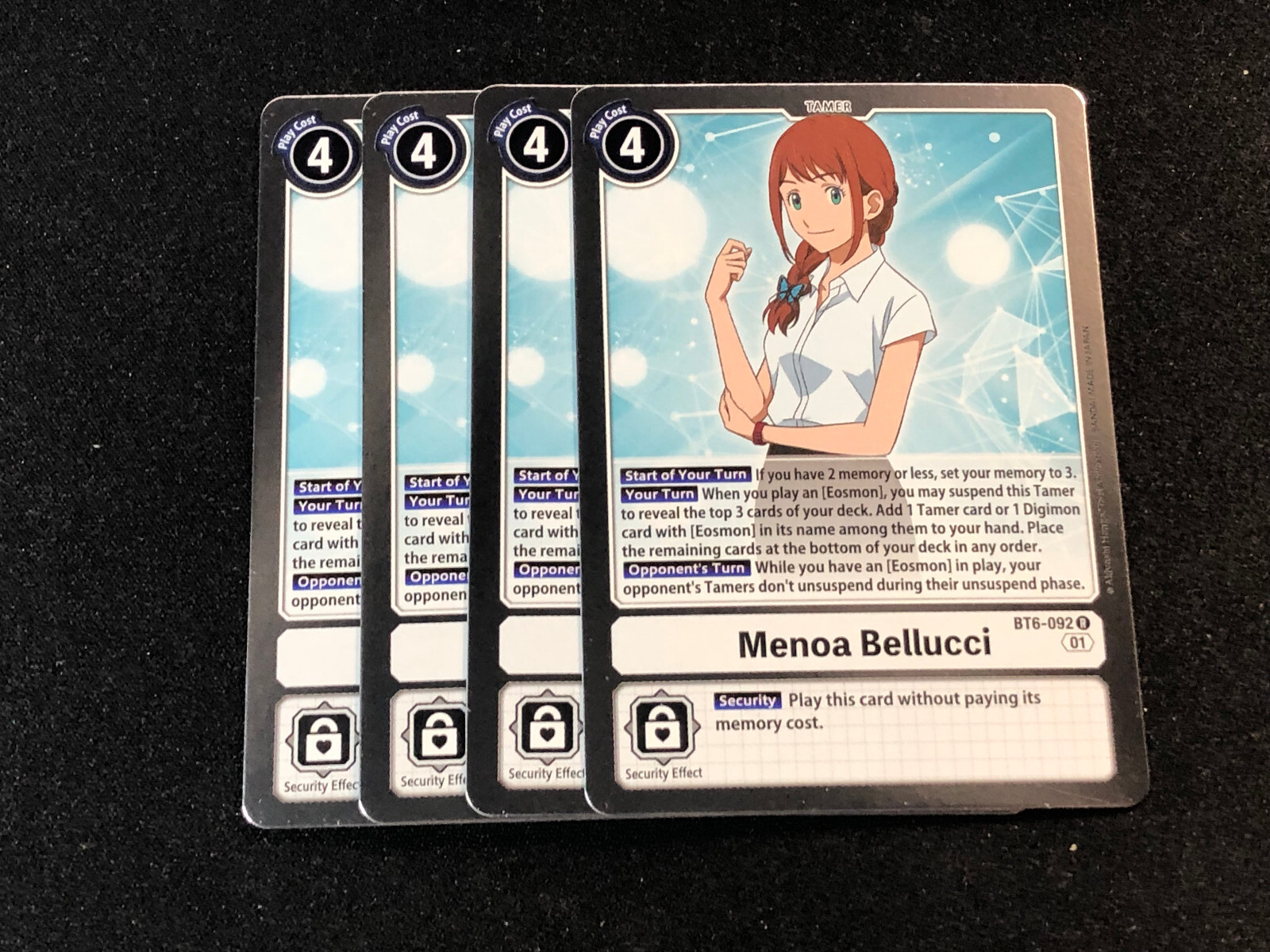 Digimon TCG - Double Diamond Rare - Menoa Bellucci - BT6-092 R - White ...