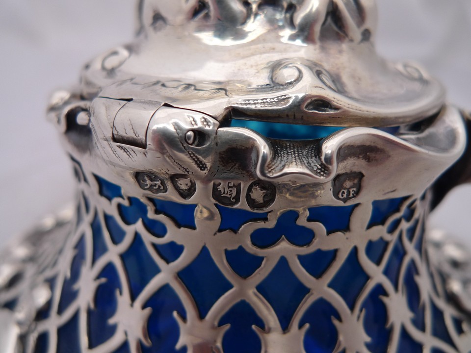 Victorian Silver Inkwell Charles Thomas & George Fox London 1843 ...