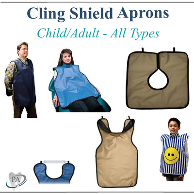 Dental Medical Cling Shield X-Ray Apron Adult /Child, Protectall or ...