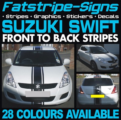 to fit SUZUKI SWIFT STRIPES GRAPHICS STICKERS DECALS SPORT SZ-R 1.3 1.4 ...