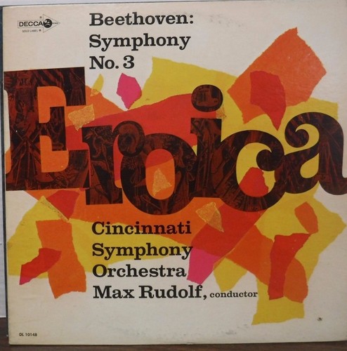 Beethoven: Symphony No. 3 Eroica Max Rudolf conductor 33RPM DL10148 ...