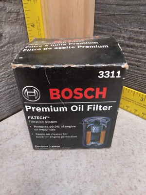 New Genuine Bosch 3311 Premium Spin-On Engine Oil Filter | eBay