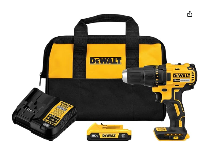 DEWALT DCD800D1E1 20V Brushless Cordless 1/2" Drill/Driver Kit for sale ...