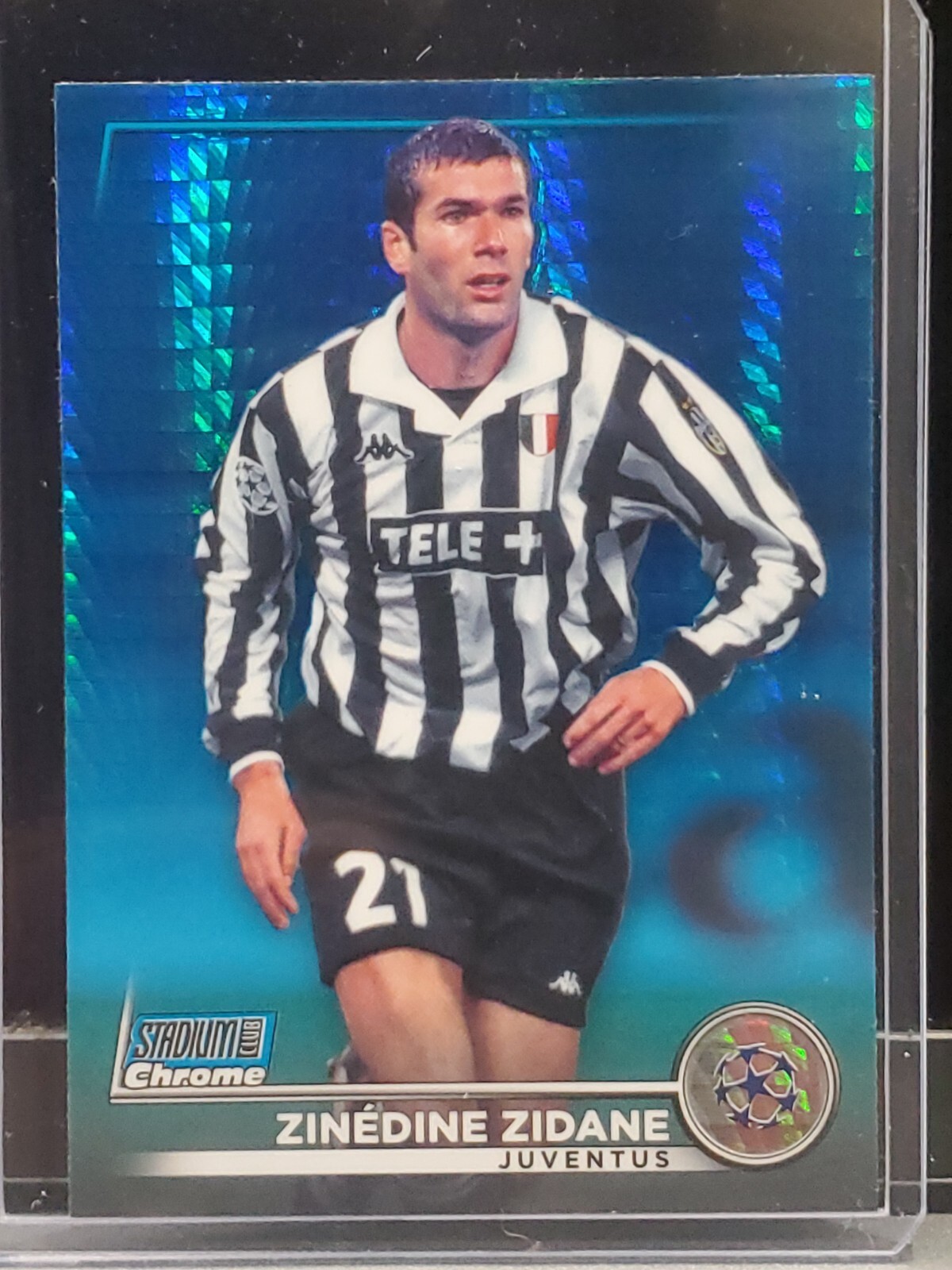 2023 TOPPS STADIUM CLUB CHROME ZINEDINE ZIDANE BLUE PRISM JUVENTUS | eBay