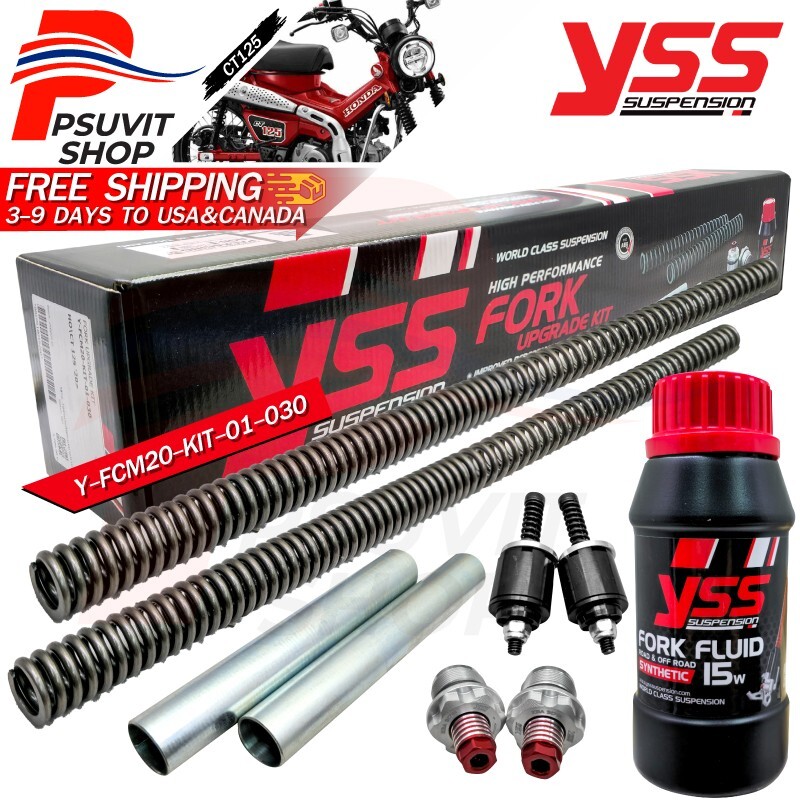 YSS Front Fork Spring Upgrade For Trail 125 Hunter Cub CT 125 2018-2024 ...
