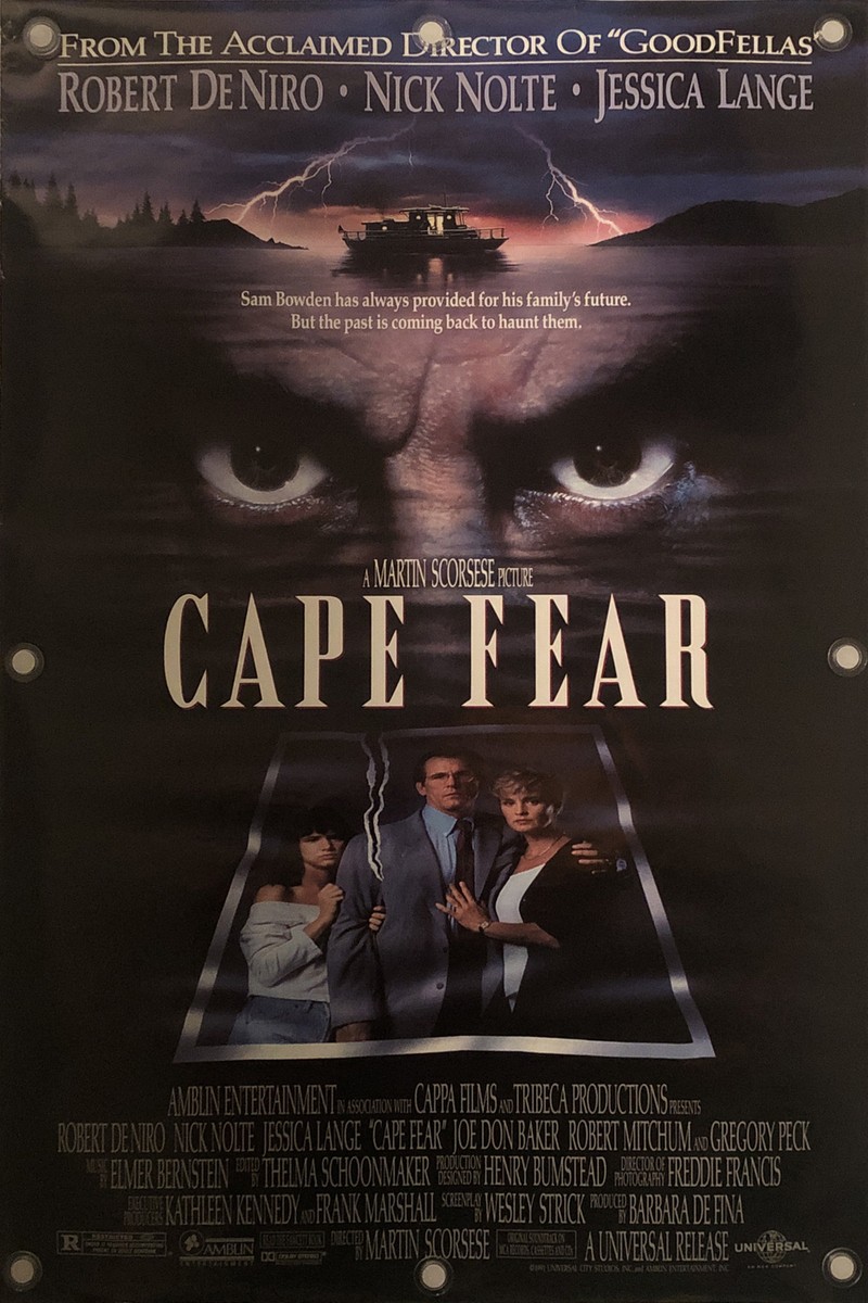 Cape Fear Movie Poster Cape Fear (1991) Movie Where To Watch