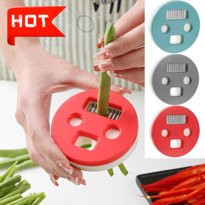 1x Green String Bean Slicer Stringer Manual Green Bean Vegetable Runner ...